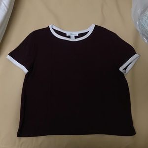 Forever 21 | Tops | Wine Colored Crop Top | Poshmark
